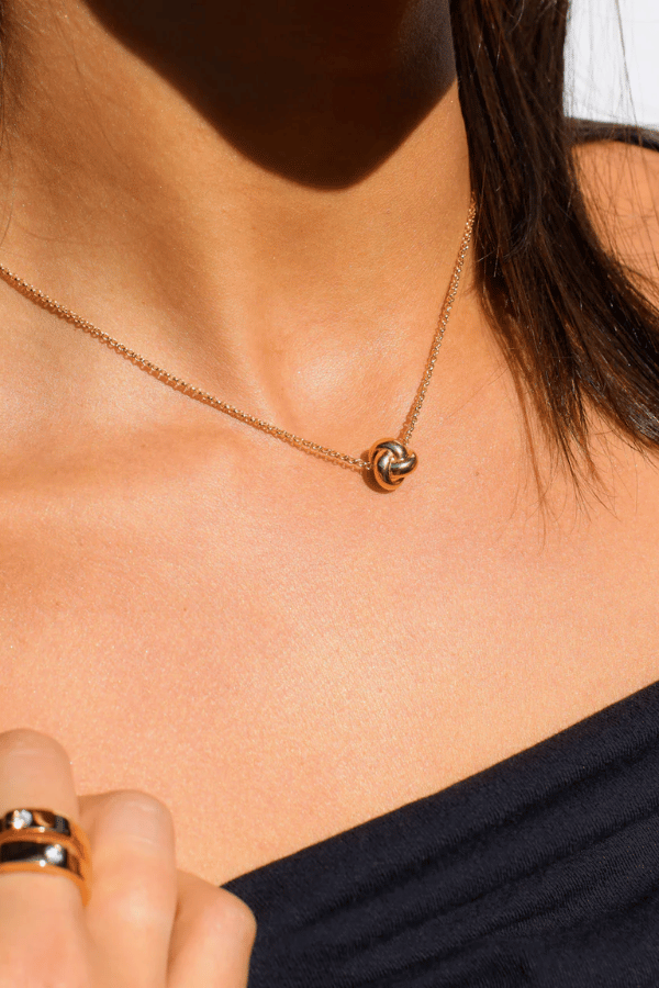 Avant Studio | Forget Me Knot Necklace | Girls with Gems - Girls With Gems
