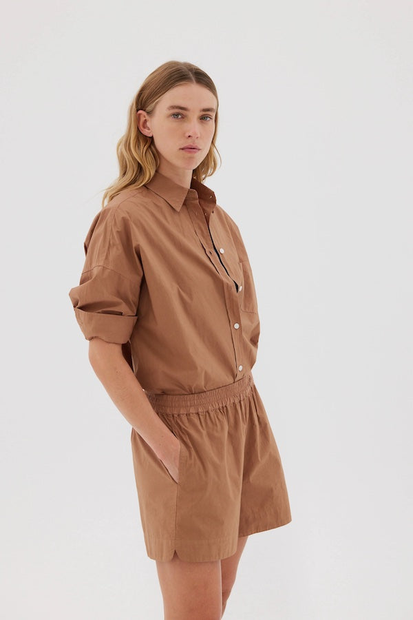 LMND | Chiara Shirt Nutshell | Girls with Gems - Girls With Gems