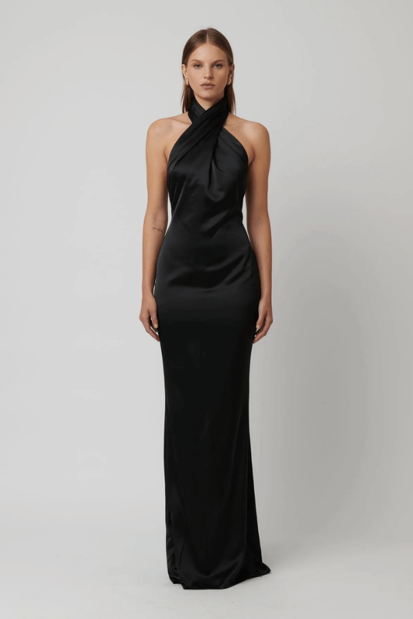 Effie Kats | Kaia Gown Black | Girls with Gems - Girls With Gems