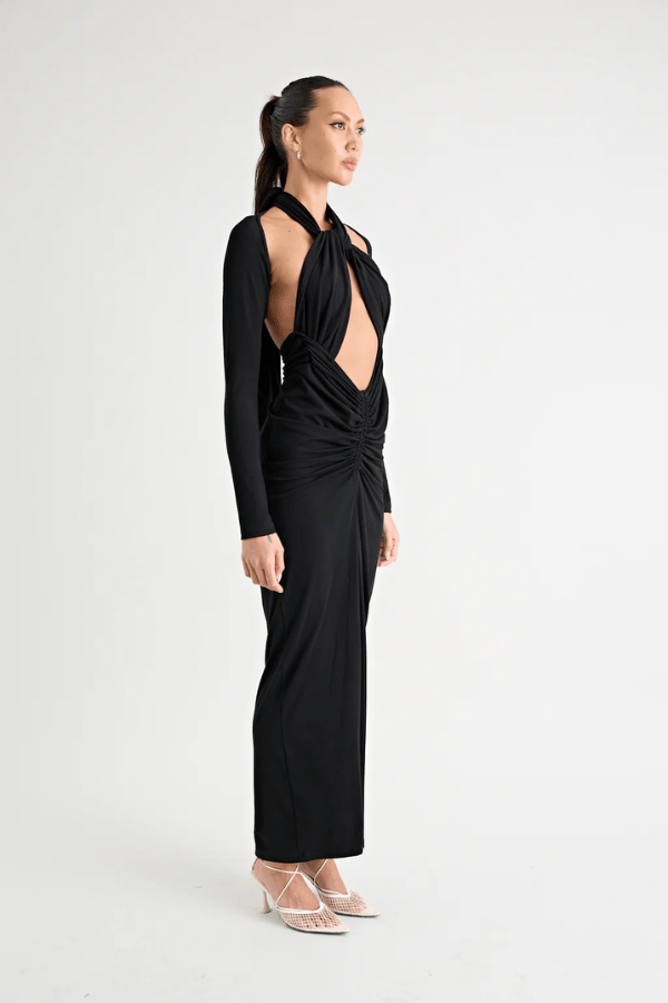 Pfeiffer | Victoria Maxi Dress Black | Girls with Gems