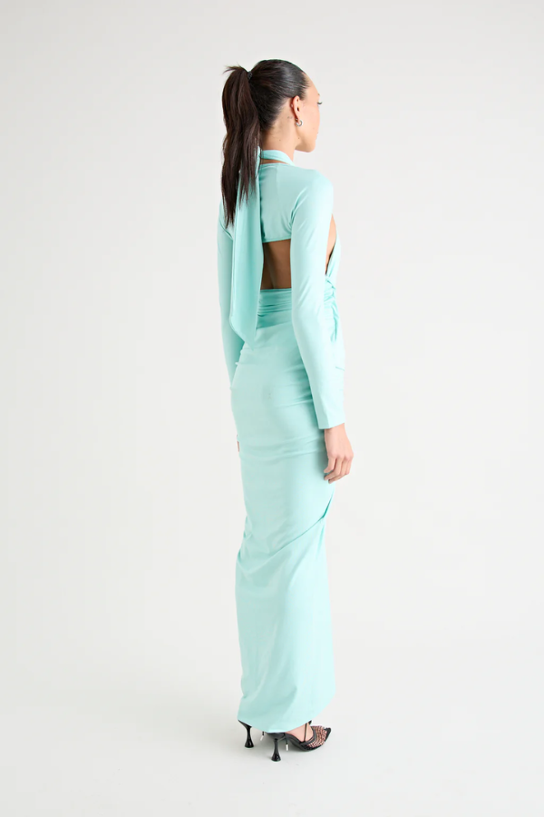 Pfeiffer | Victoria Maxi Dress Aqua | Girls with Gems
