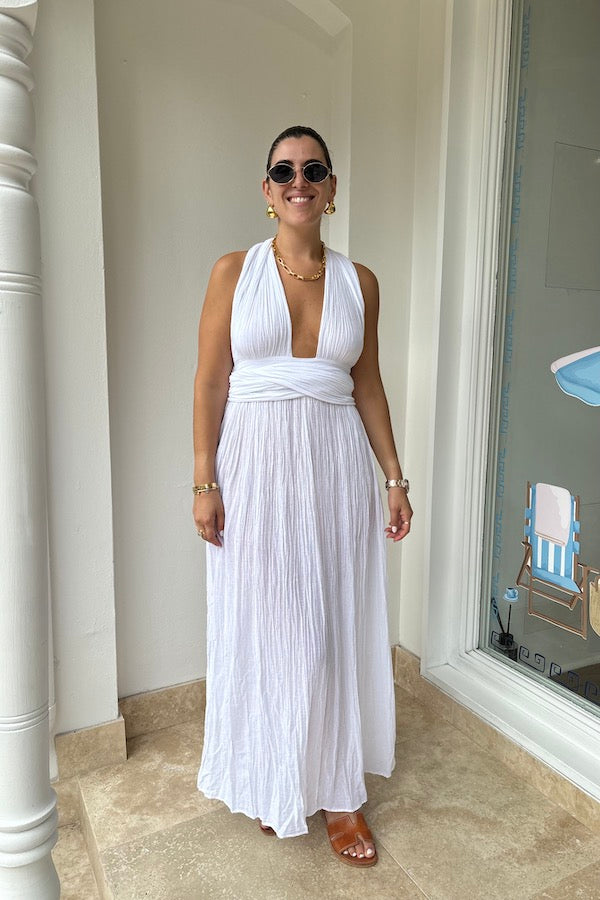 D'Artemide | Chimera Dress White | Girls With Gems - Girls with Gems