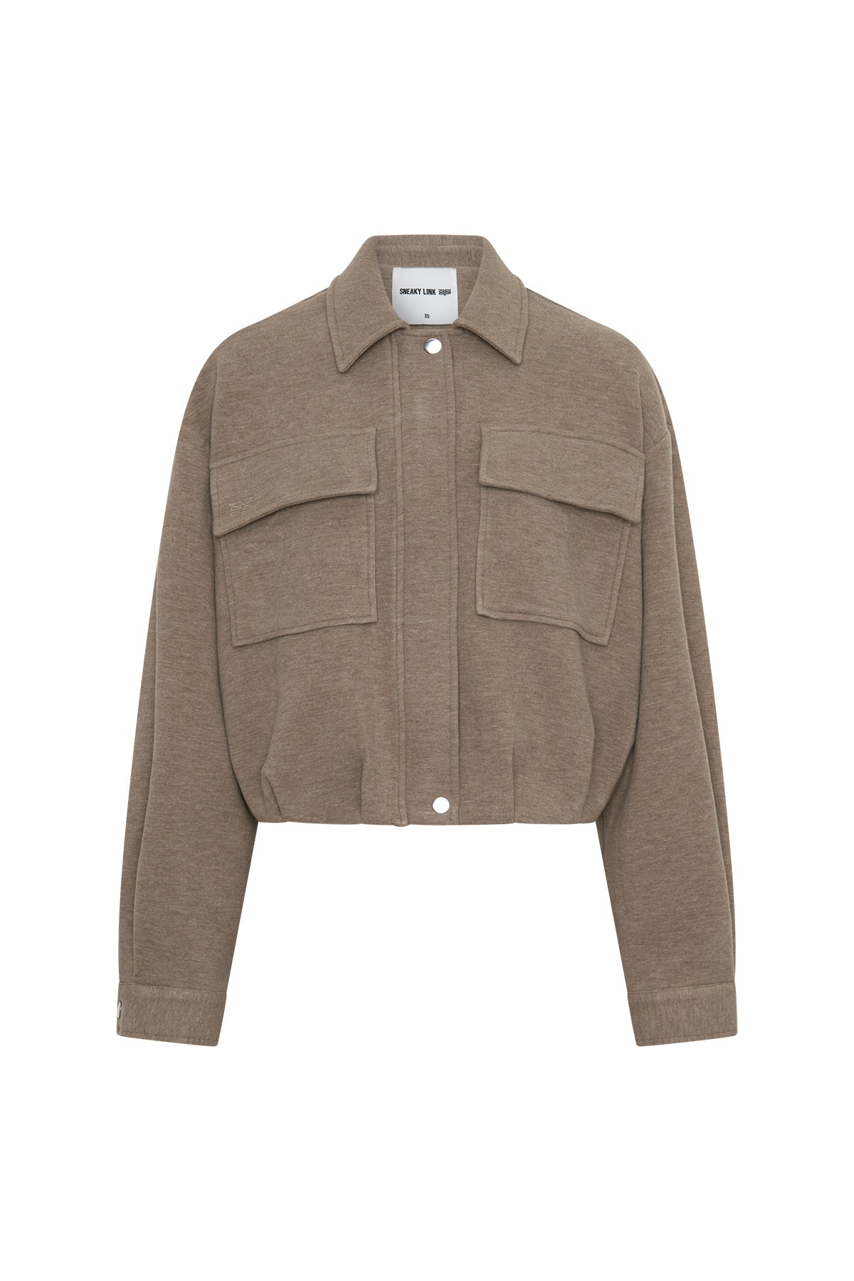 Jaz Lounge Bomber Jacket Oat Marle — Jackets / Coats | Girls with Gems