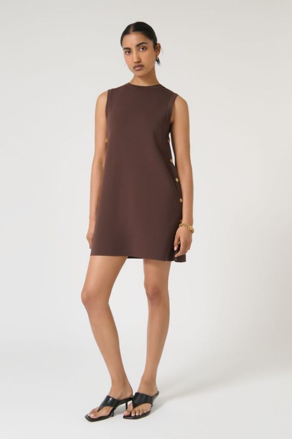 Onte | Selena Tunic Chocolate | Girls with Gems