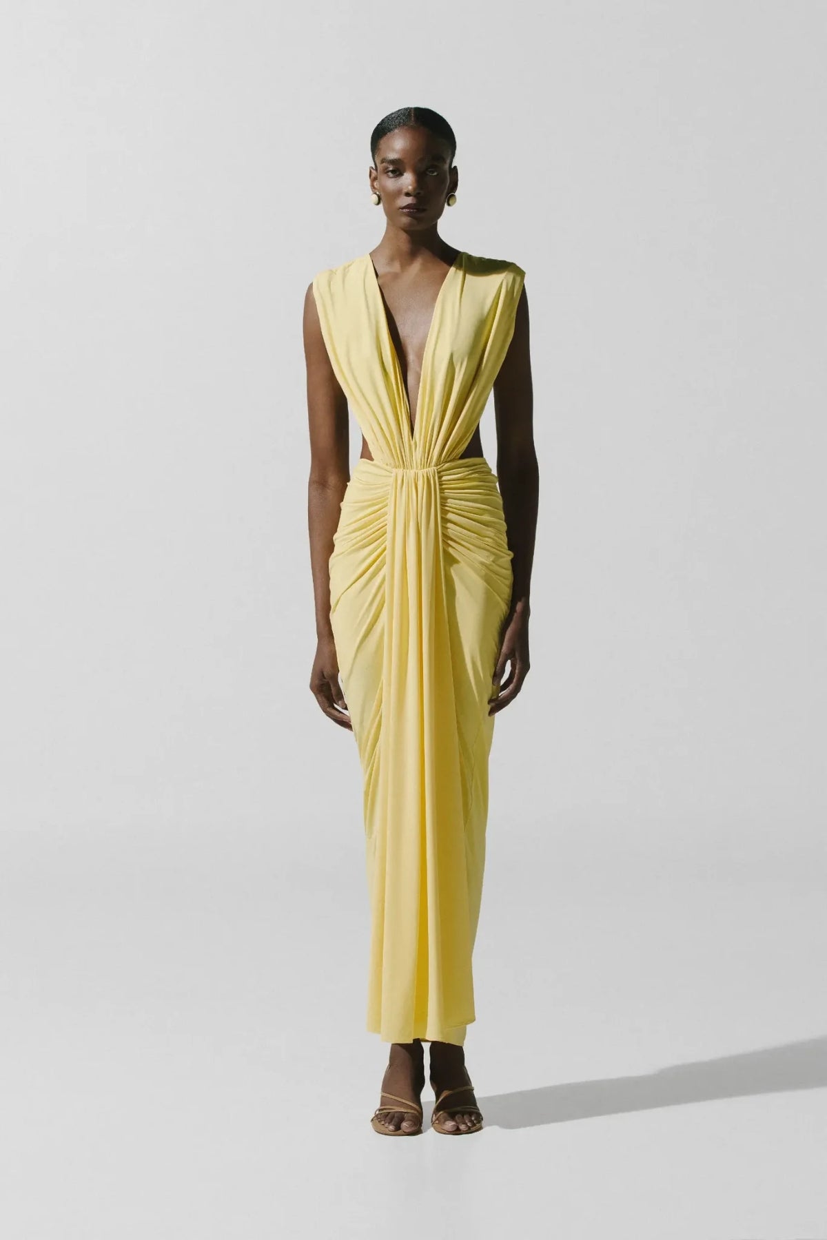 Pia Maxi Dress Giallo Chiaro — Maxi Dresses | Girls with Gems
