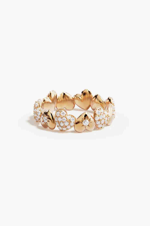 By Charlotte | 18k Gold Vermeil You Have My Heart Band Ring | Girls ...